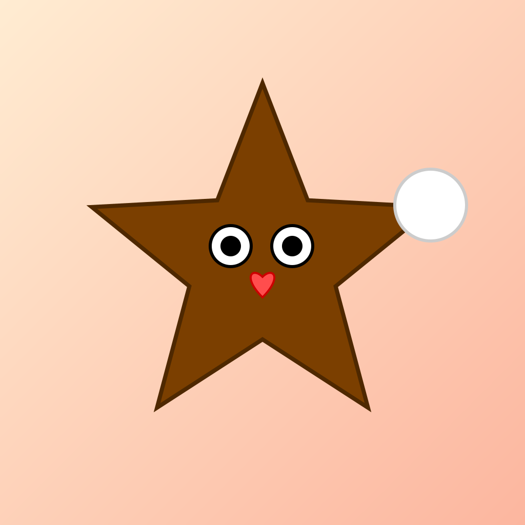 Choco-Star Bite Delight - A star-shaped chocolate treat with a bitten ...