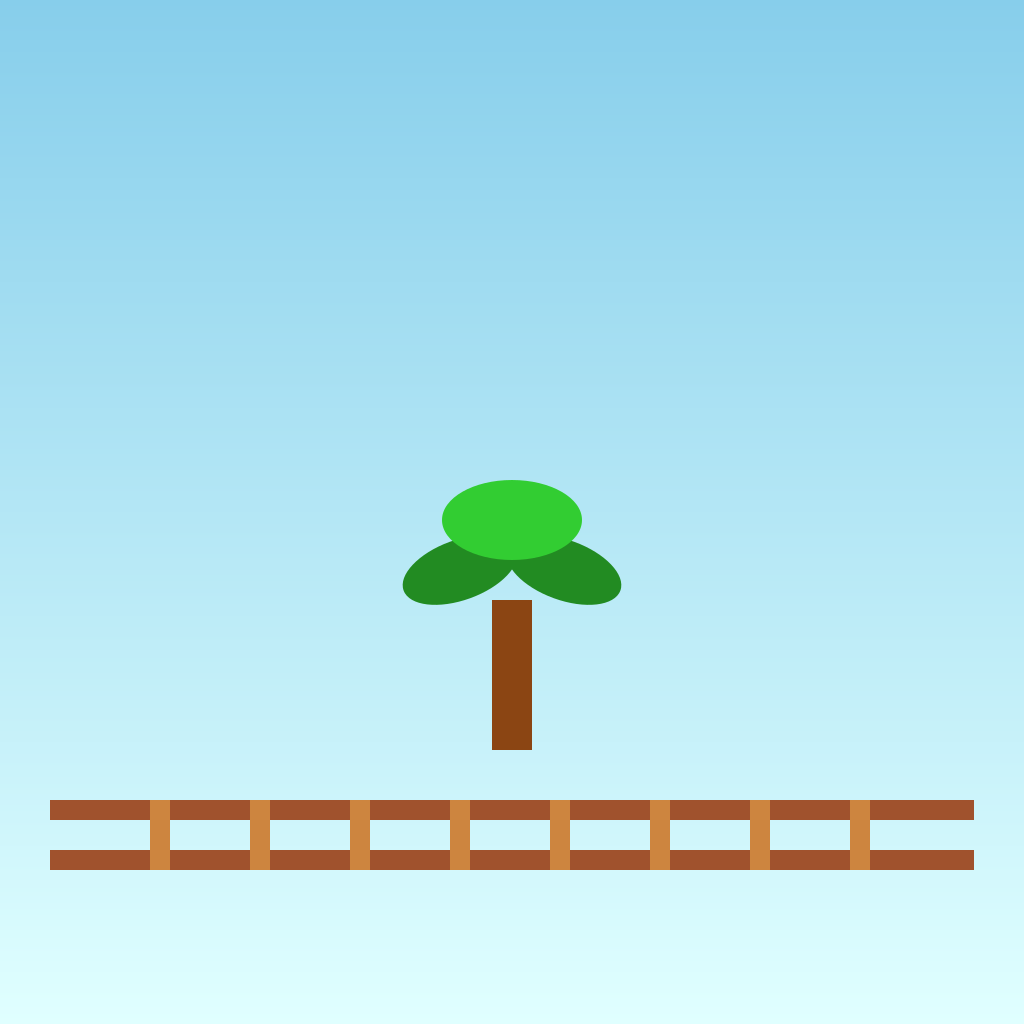 Plant Railing Logo - A vibrant logo blending a leafy plant with a ...