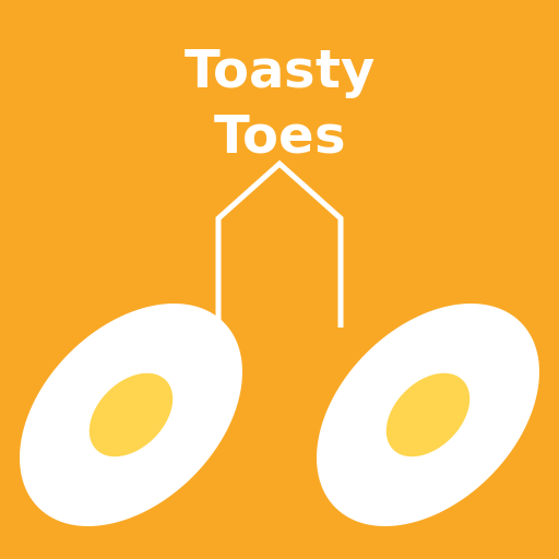 Toasty Toes Logo - (Don't worry, no actual toes were harmed in the ...