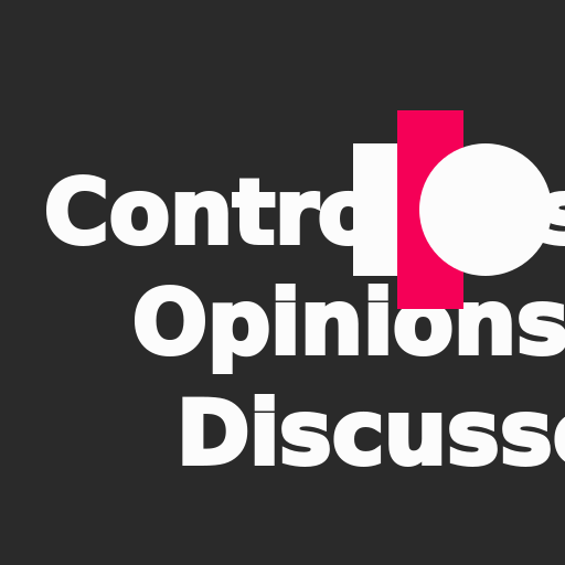 Controversial Opinions Discussed Synthwave Logo - Funny Comment If you ...