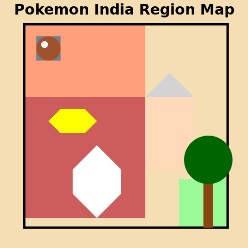 Pokemon India Region Map - Funny comment Why did the Pikachu cross the ...