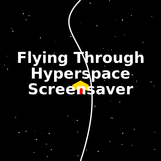 Flying Through Hyperspace Screensaver - A fullscreen screensaver that ...