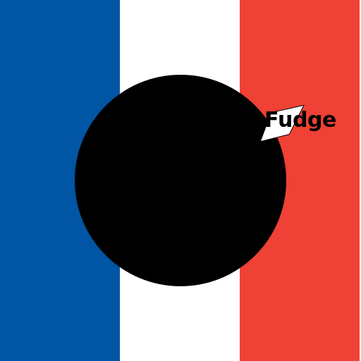 Fudge - (I hope you got my pun with "fudge" instead of the actual word ...