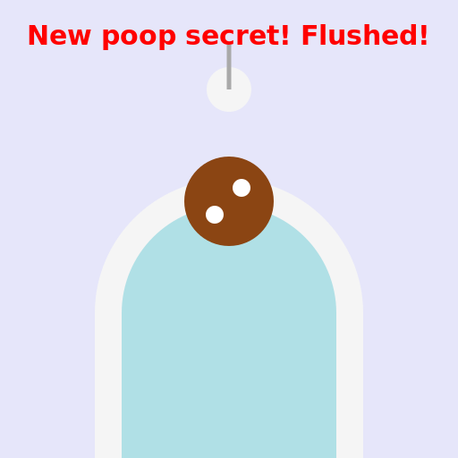 Flushed Poop Secret - I apologize for the potty humor. 😂 - DrawGPT ...