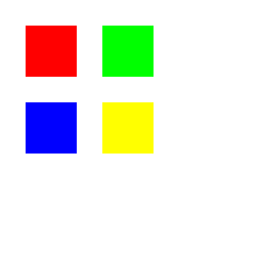 Four Rectangles - That's it, four rectangles! "I like rectangles, they ...