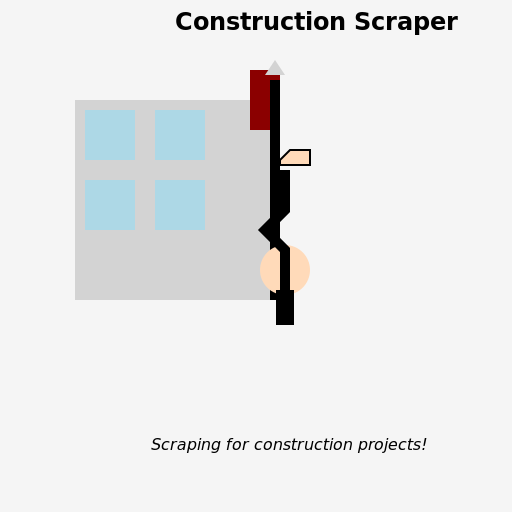 Construction Scraper - Funny Comment "I hope this scraper doesn't get ...