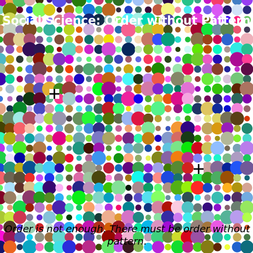 Order without Pattern - let's hope this artwork doesn't create too much ...