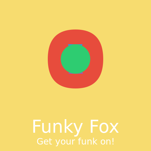 Funky Fox - That's one funky fox! Don't forget your dancing shoes ...