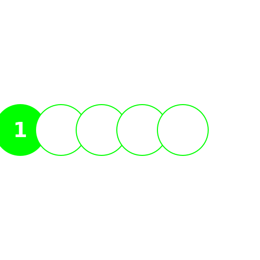 Numbered Green Balls - Ha ha, these balls have numbers on them ...