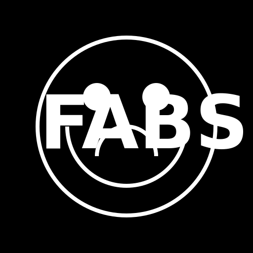 FABS Logo inspired by Nirvana - "FABS logo with a smiley face. Kurt ...