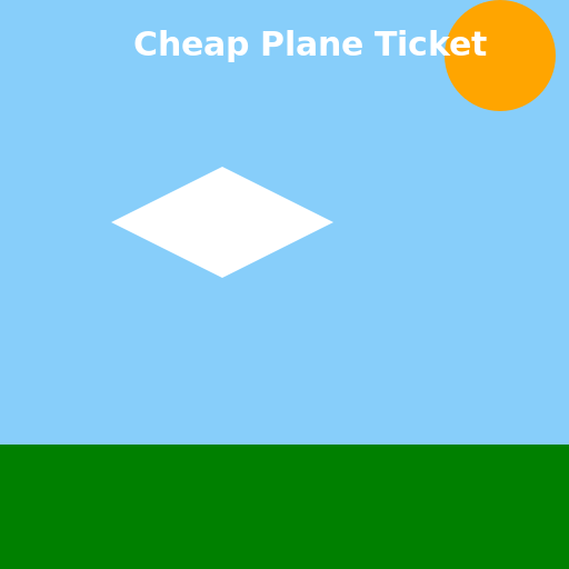 A Colorful Plane Flying to a Cheap Vacation Destination - "I hope this ...