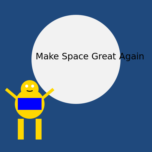 Donald Jumping Over the Moon in a Bathing Suit - Haha, Donald is ...