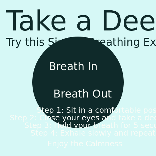 Take a Deep Breath - Try this Simple Breathing Exercise! - All done ...